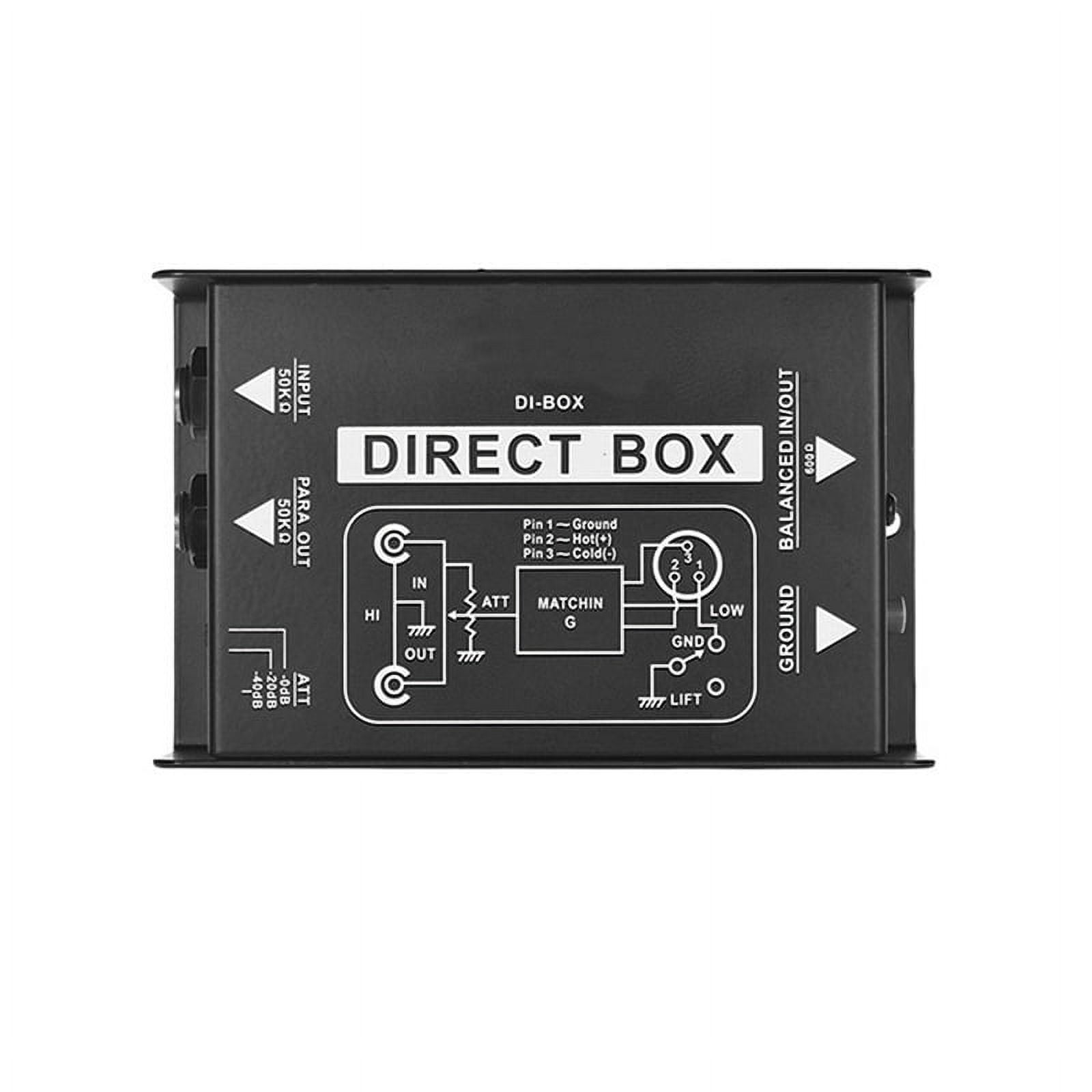 Audio Converter Single Channel DI-Box Passive DIRECT BOX DI-Box Direct ...
