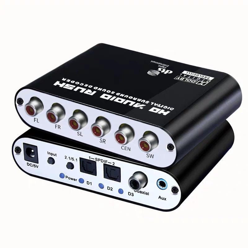 Audio Decoder,5.1 Channel Stereo DTS/AC‑3 Audio Decoder,Digital Optical ...