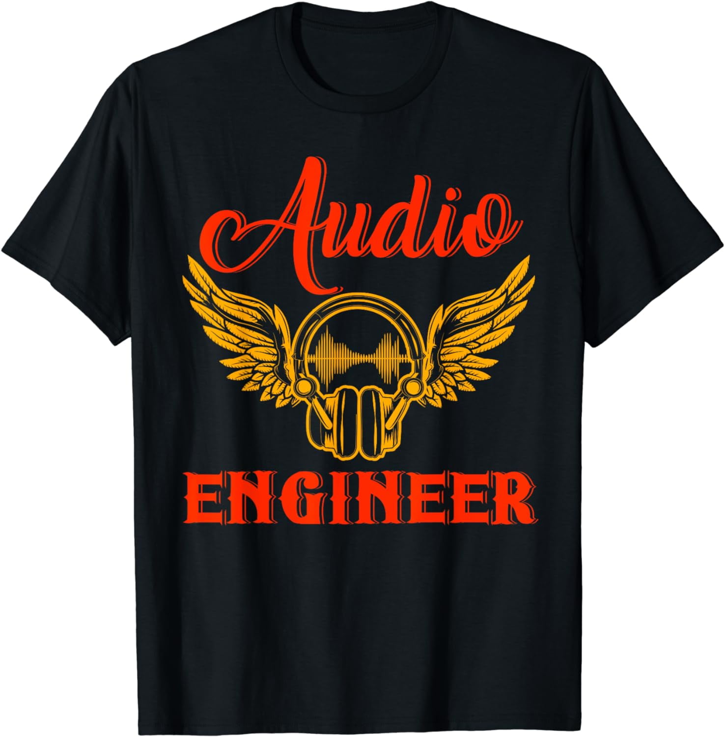 Audio Engineer Angel Equalizer Music Job Voice Engineering T-Shirt ...