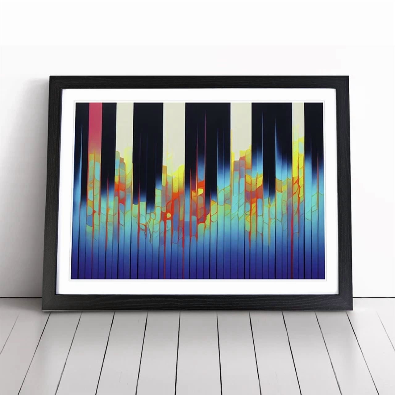 Audio Equalizer Abstract Wall Art Print Poster Home Decor Art Home ...