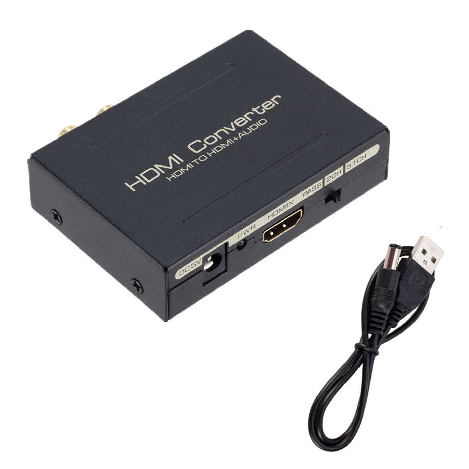 Audio Extractor Converter to HDMI-Compatible Optical RCA Adapter ...