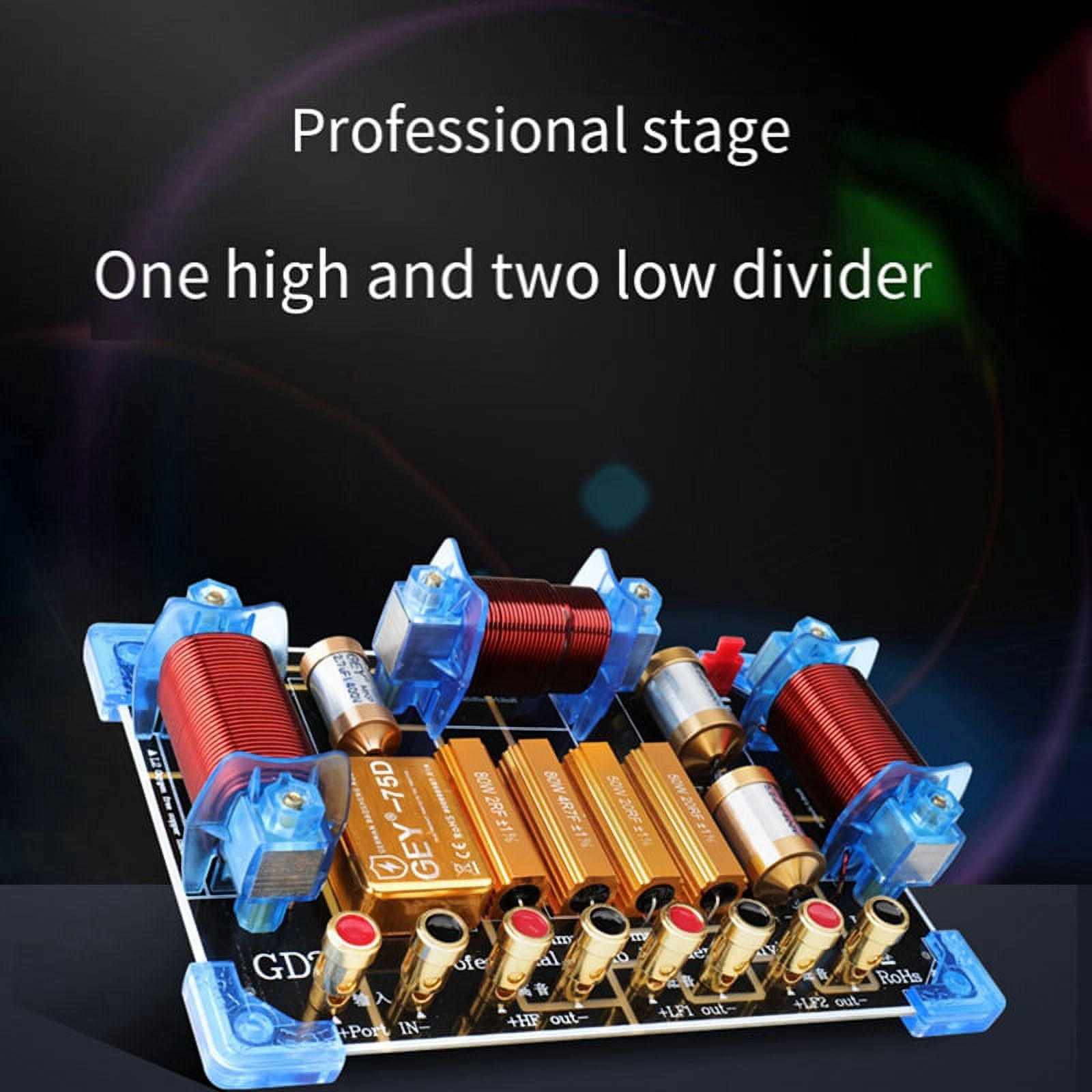 Audio Frequency Divider Stage Speaker 2 Way Divider 2000W 15 Inch 12 ...