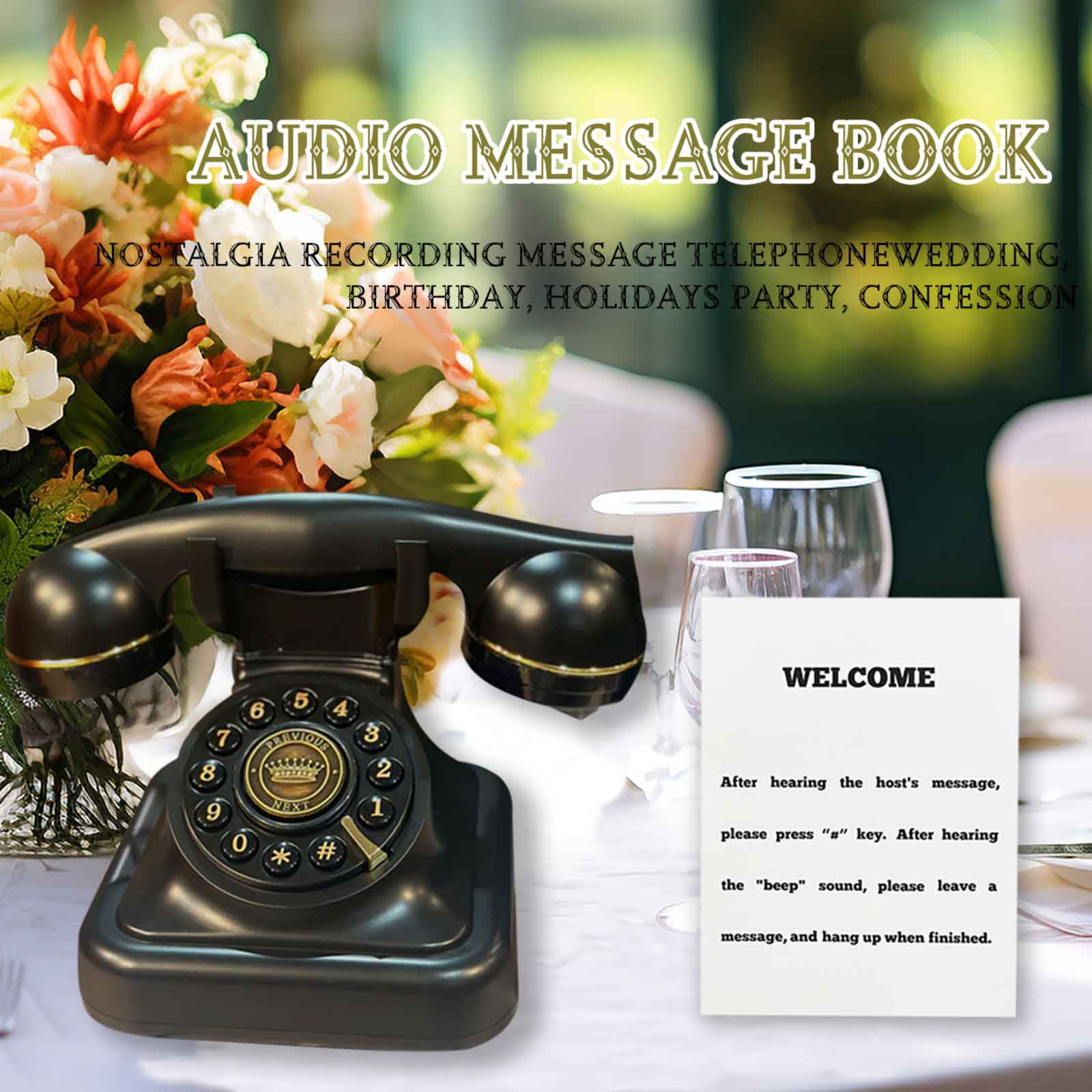 Audio Guest Book,Audio Audio Birthday Wishes Suitable Bridal Book With ...