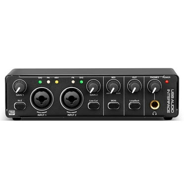 Audio Interface Professional Recording Sound Card 16bit/48kHz Mini USB ...