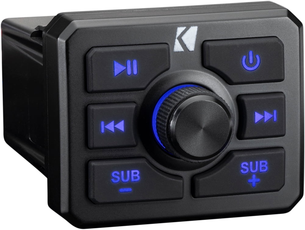 Kicker 51KBTR Powersport Bluetooth Receiver w/ USB, Aux-In, with Left ...