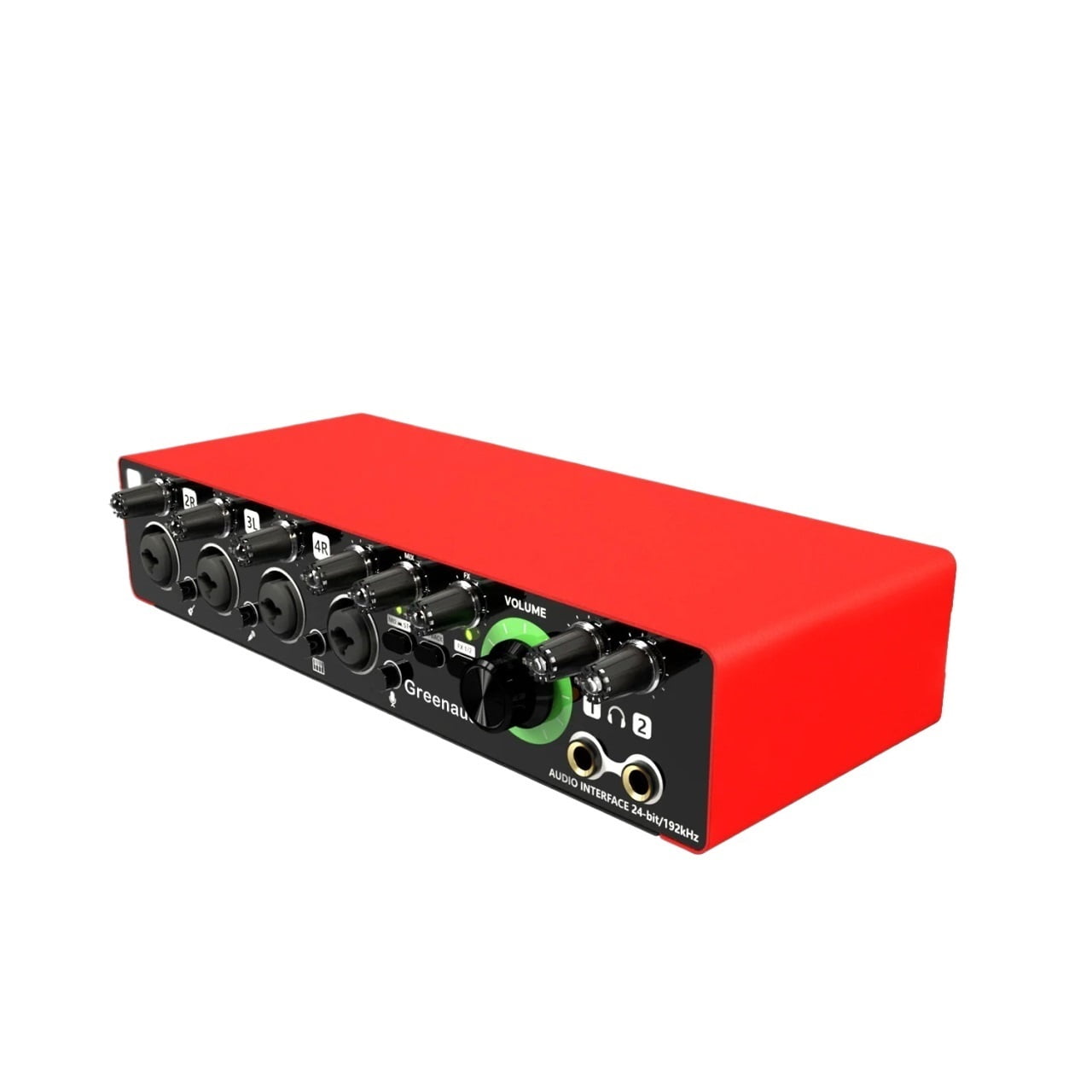 Audio Interface Sound Card AD Converter with Monitoring Electric Guitar ...