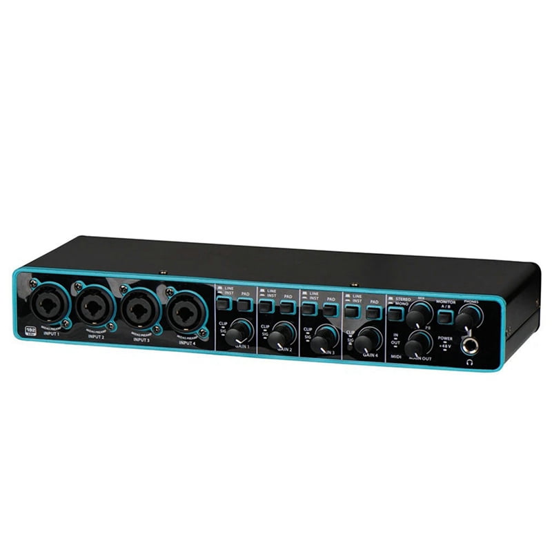 Audio Interface Sound Card Professional Usb Interface Studio Recording ...