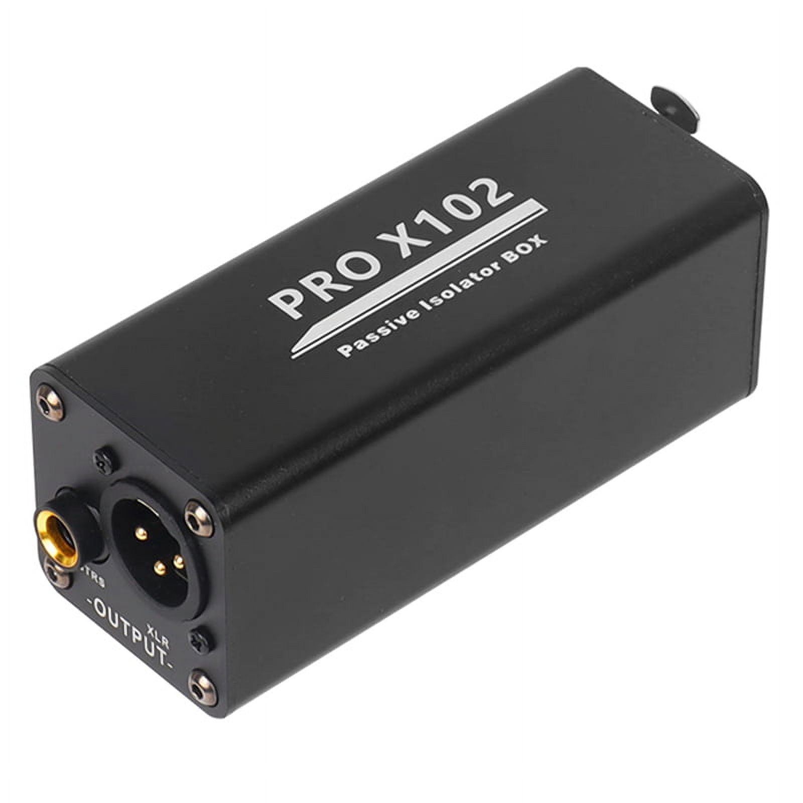 Audio Isolator Noise Reduction DI Ground Box 6.35 to Cannon Stereo ...