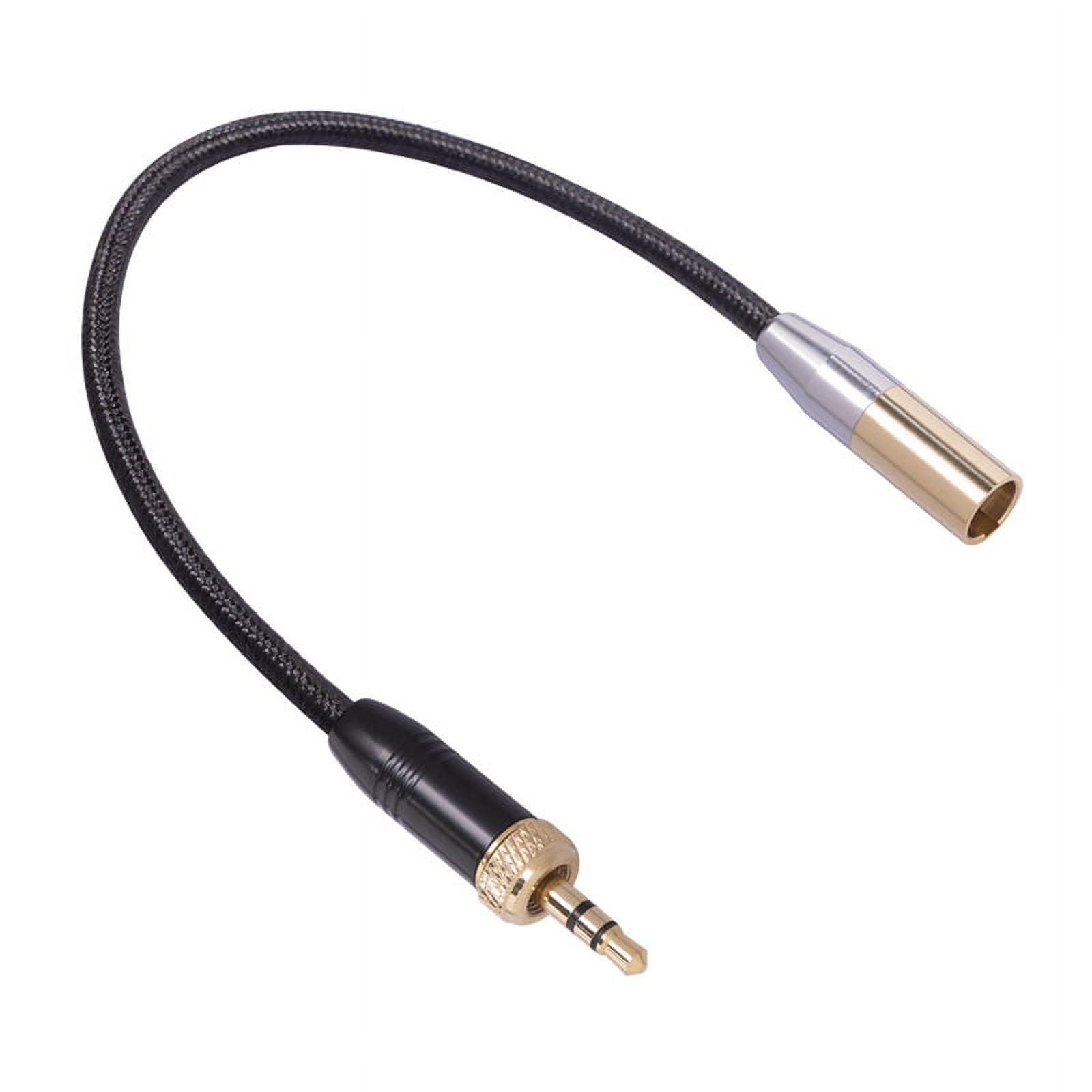 Audio Mic Cable Internal Thread 3.5MM Male To MINI XLR 3PIN Adapter ...