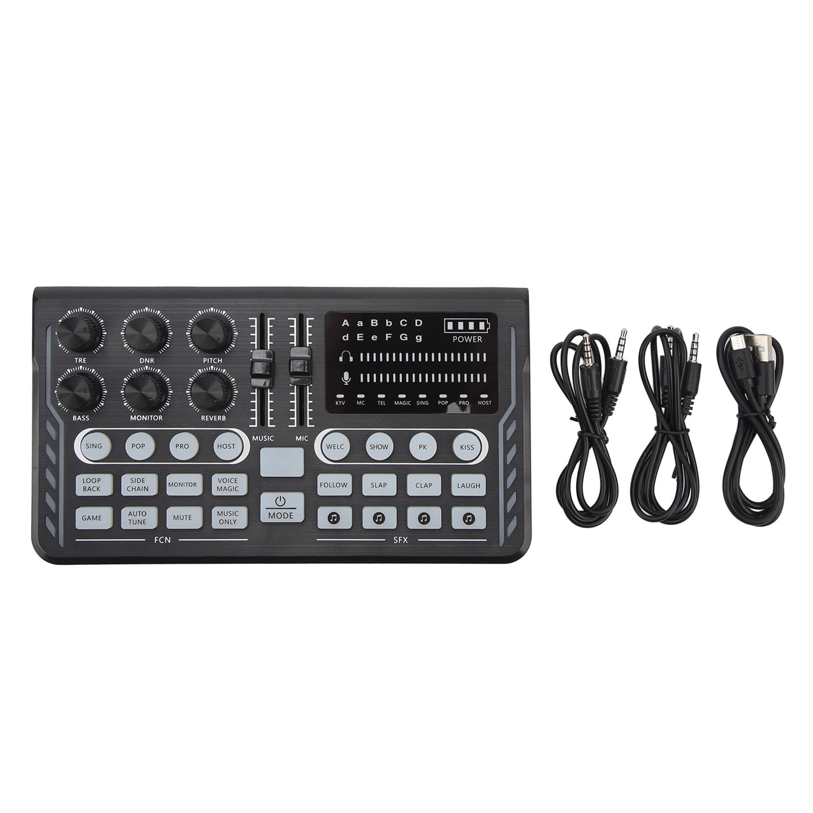 Audio Mixer Live Sound Card Professional - Walmart.com