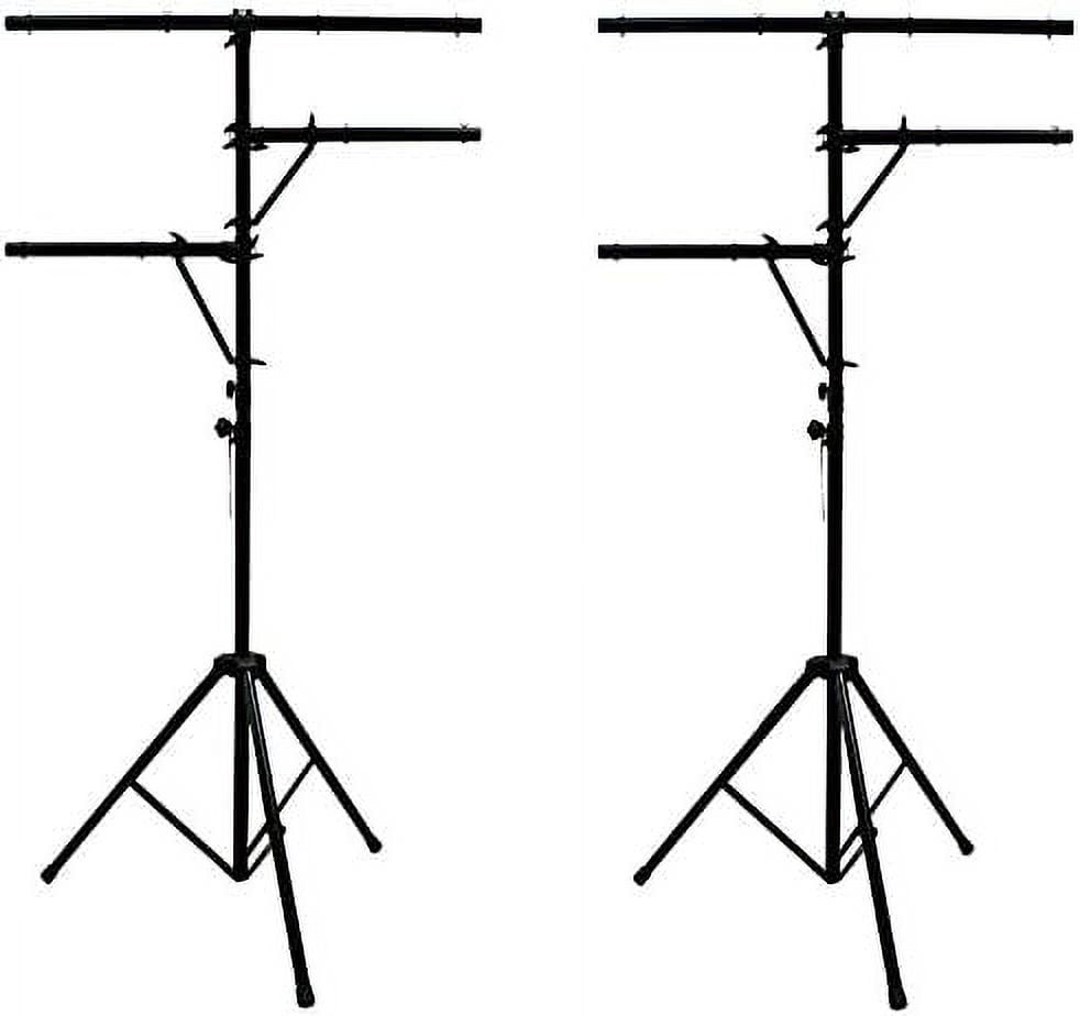 Audio Mobile DJ Lighting Multi Arm T Bar Portable Light Stand Up To 12 ...