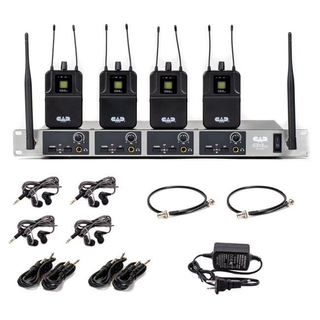 Audio Quad Mix Wireless in Ear Monitor System - Walmart.com