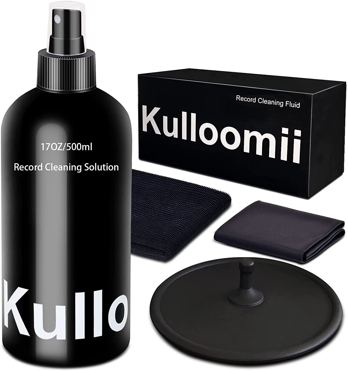 Audio Record Cleaner Solution - Extra Large 17oz Vinyl Record Cleaner ...