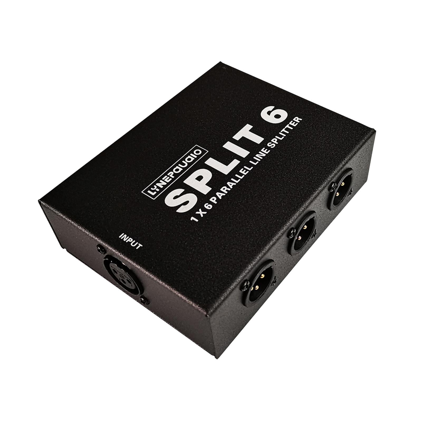 Audio Signal XLR Balanced 6 Input Switcher Converter Splitter Preamp ...