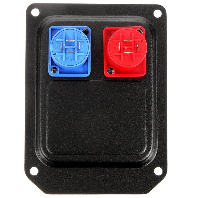 Audio Speaker Double Holes Panel Mount Socket Connector Audio Speaker ...
