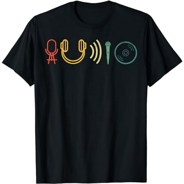 Audio Symbols From Sound Music Live Production Engineer T-Shirt ...
