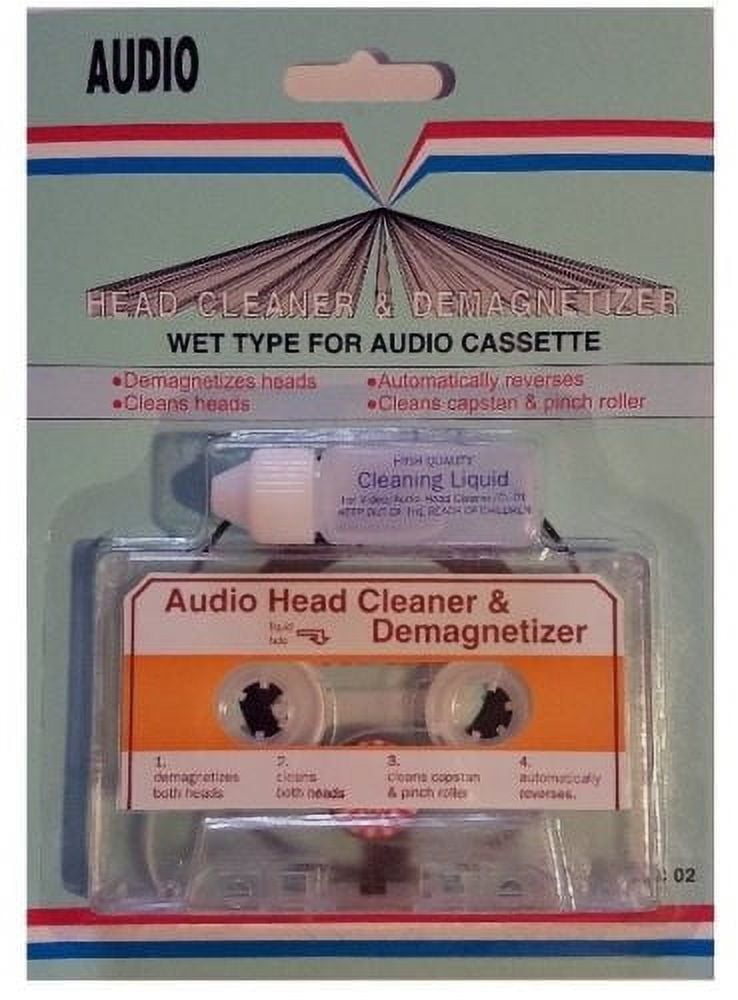 Classic Game Source Audio Cassette Tape Head Cleaner, Wet Solution ...