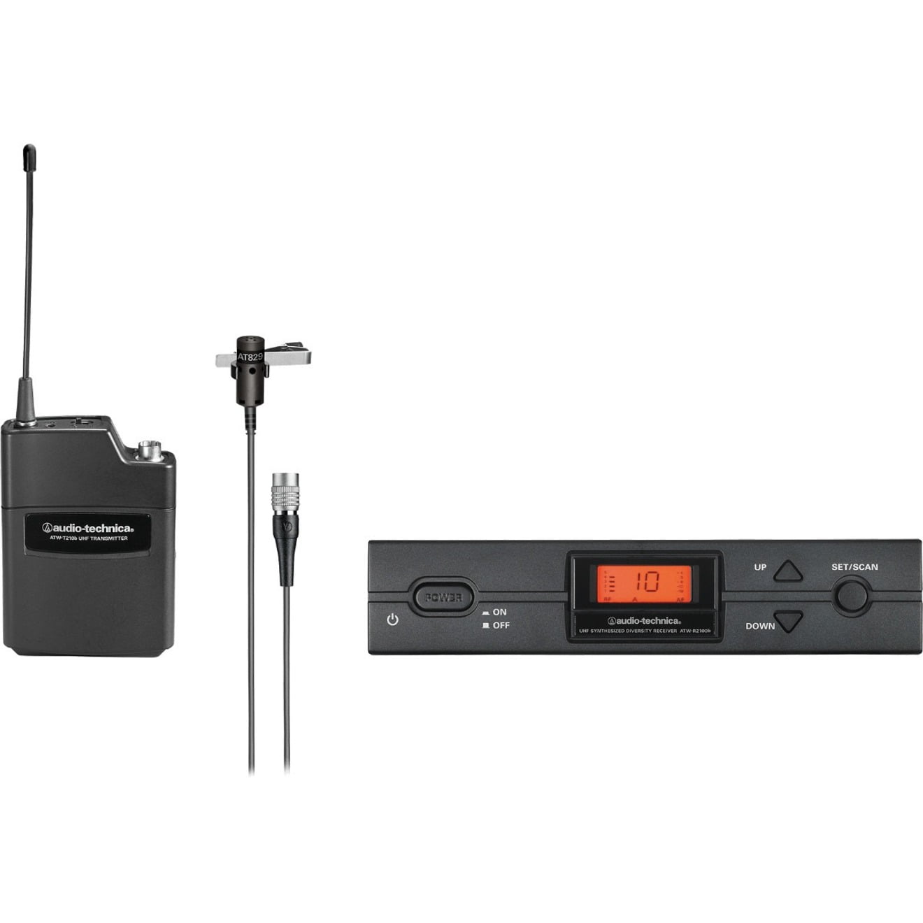 Audio-Technica 2000 Series Wireless Lavalier Microphone System ...