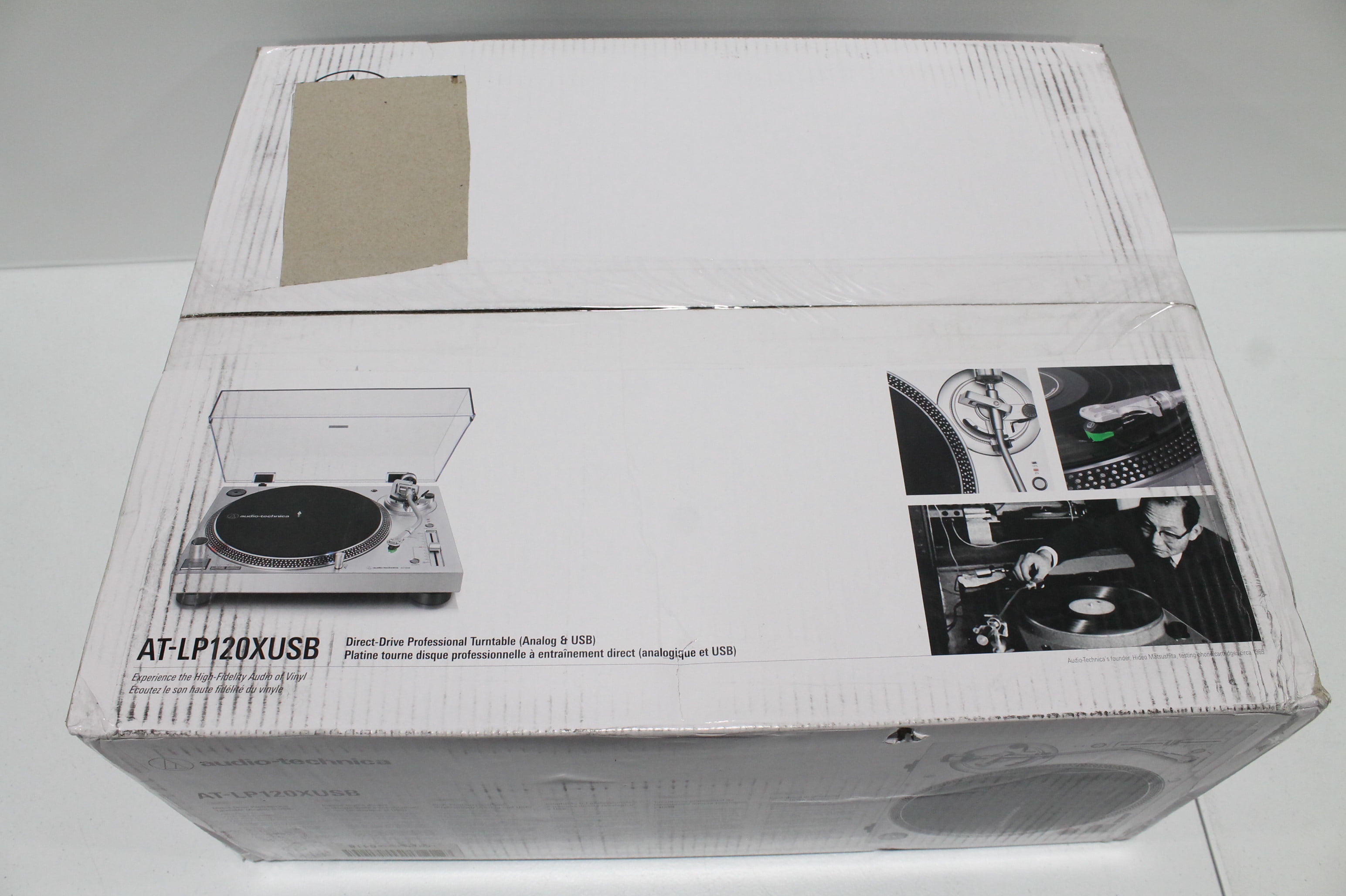 Audio-Technica AT-LP120-USB Direct-Drive Professional Turntable Analog ...