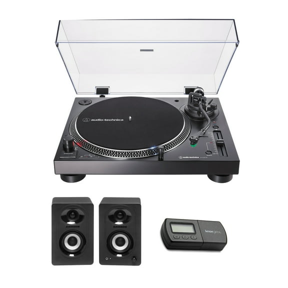 Audio-technica Bluetooth Turntable Speaker Bundle