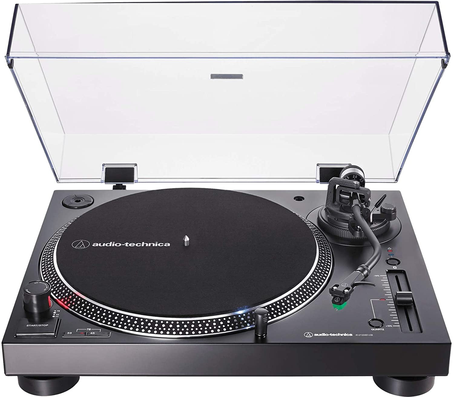 Audio-Technica AT-LP60XUSB-BK Fully Automatic Belt-Drive Stereo ...