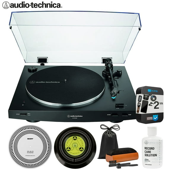 Audio-Technica AT-LP3XBT-BK Fully Automatic Wireless Belt-drive ...