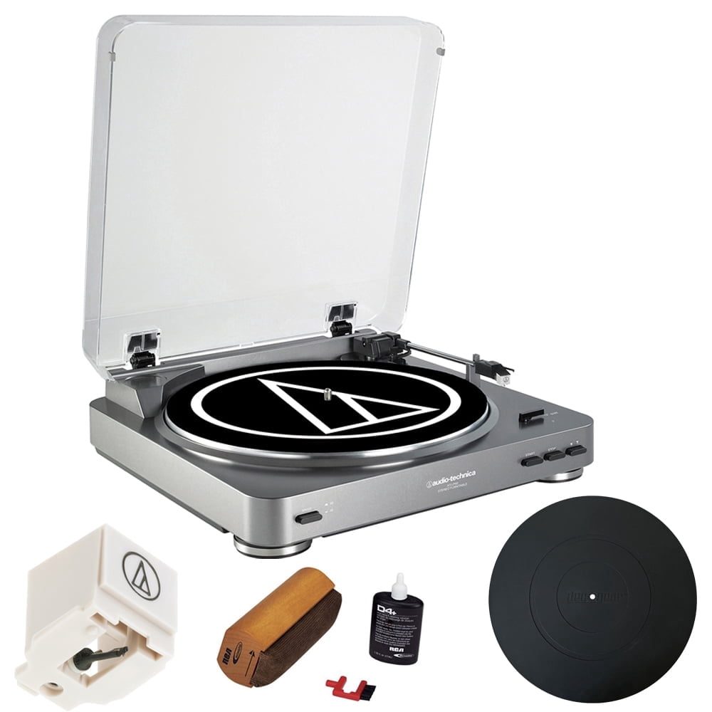 Audio-Technica AT-LP60 Turntable Premium Bundle with Extra Stylus ...