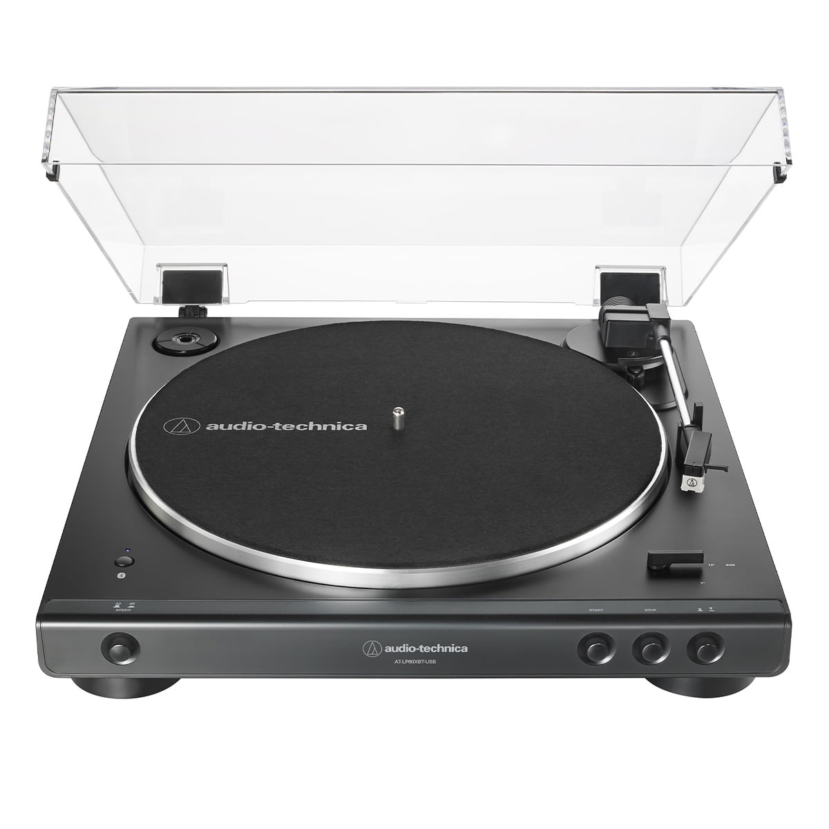 Audio-Technica AT-LP60XBT-USB-BK Wireless Turntable, Fully Automatic ...