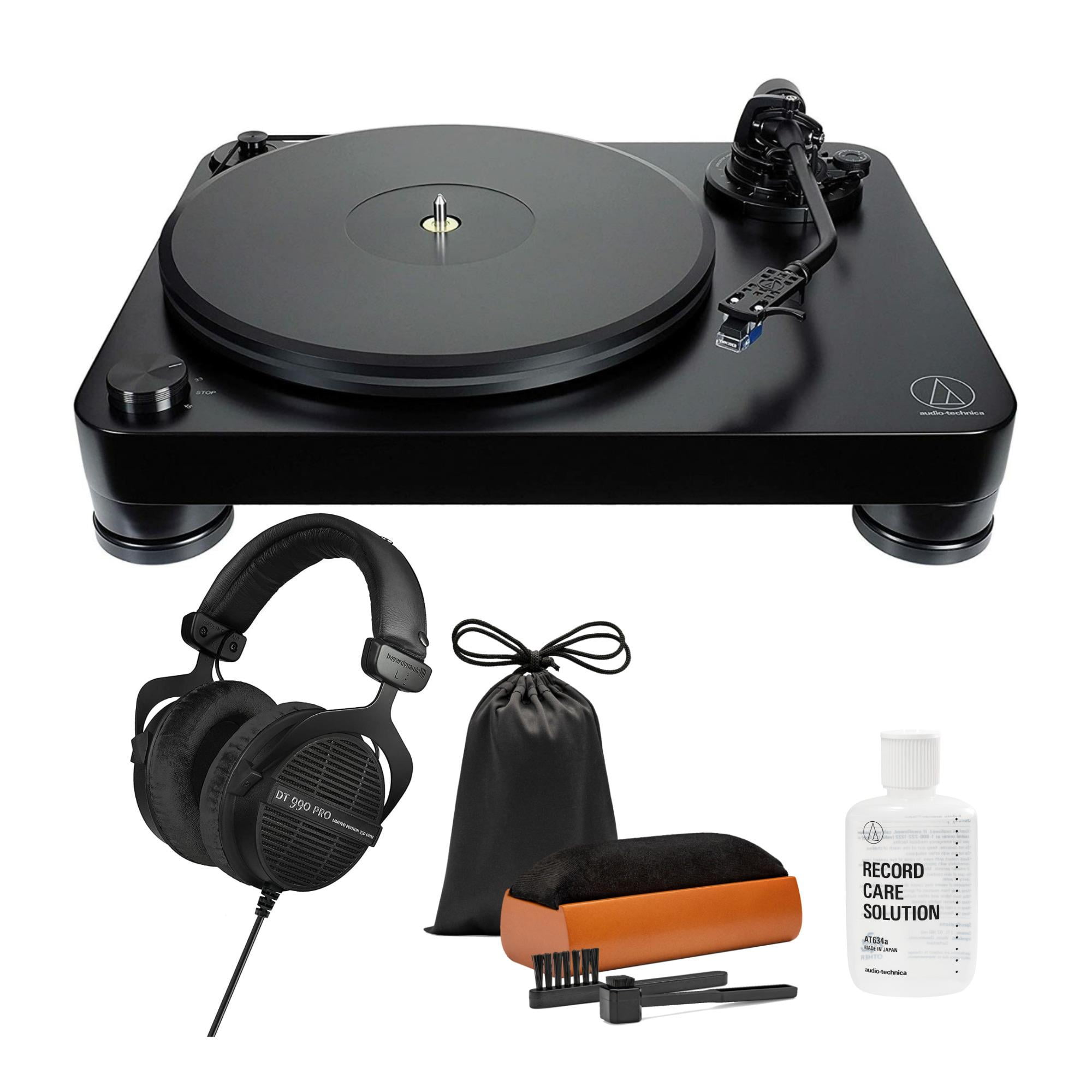 Audio-Technica AT-LP7 Fully Manual Belt-Drive Turntable (Black) with ...