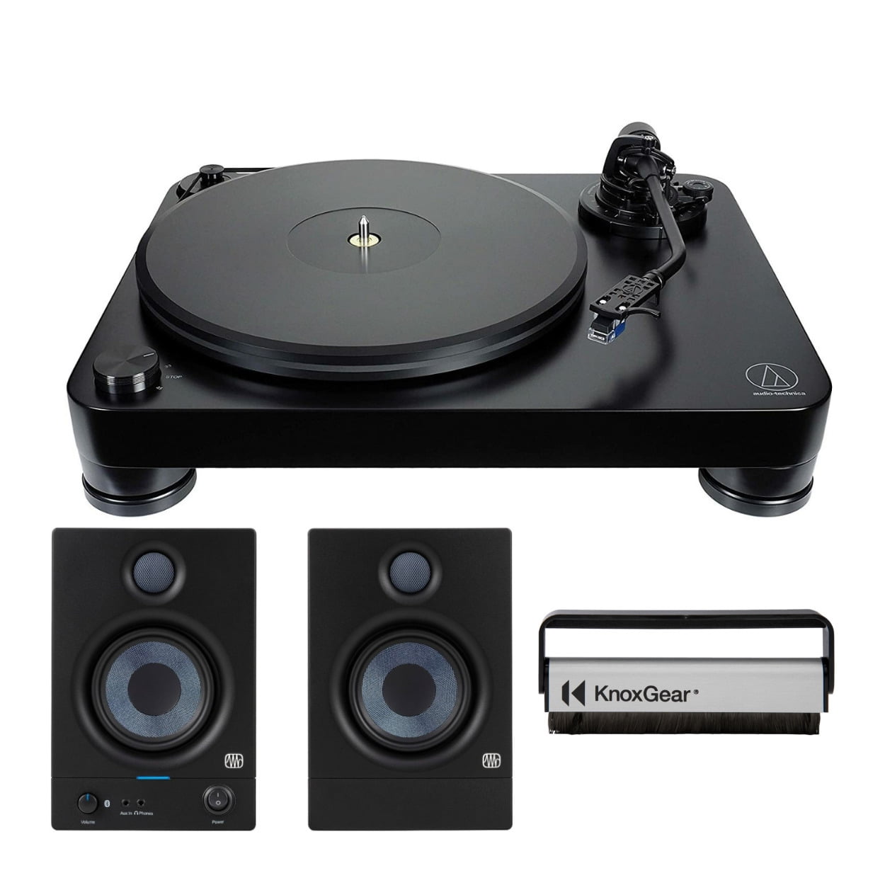 Audio-Technica AT-LP7 Fully Manual Belt-Drive Turntable with Studio ...