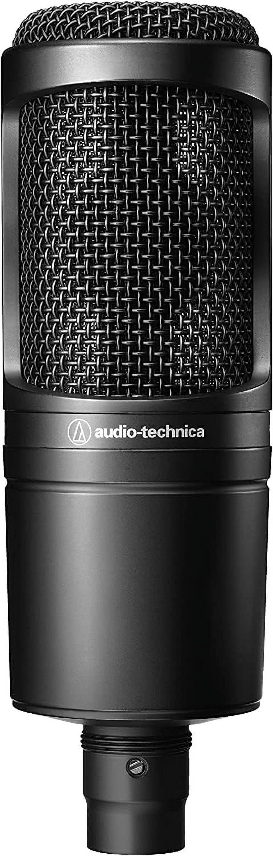 Audio-Technica AT2020 Cardioid Condenser Studio XLR Microphone, Ideal ...