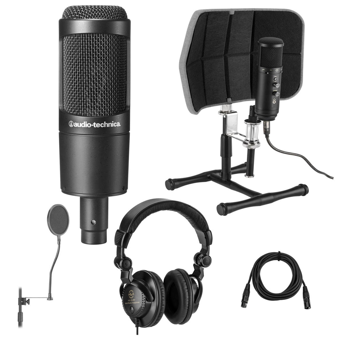 Audio-Technica AT2035 Cardioid Condenser Side-Address Microphone ...