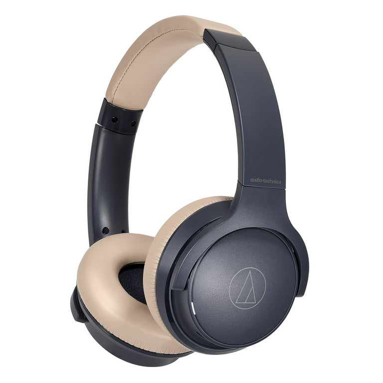 Audio-Technica ATH-S220BT Wireless On-Ear Headphones (Beige Audio-Technica ATH-S220BT Wireless On-Ear Headphones (Beige