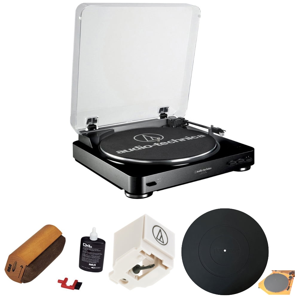 Audio-Technica Fully Automatic Stereo Turntable System- Black AT-LP60BK ...
