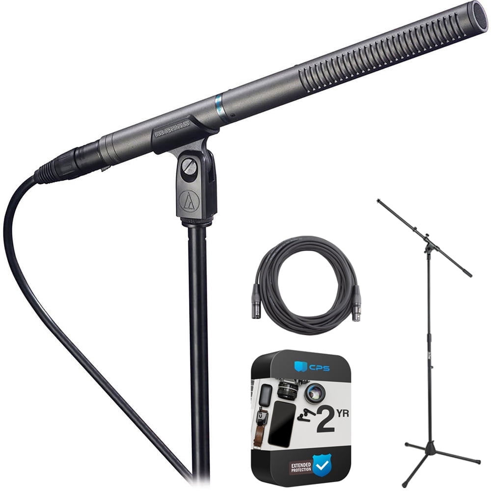 Audio-Technica Line + Gradient Condenser Microphone AT897 Bundle with 2 ...