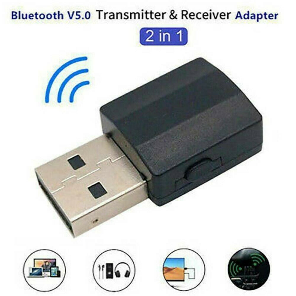 Audio Transmitter Receiver Bluetooth 5.0 USB Dongle Stereo Adapter for ...