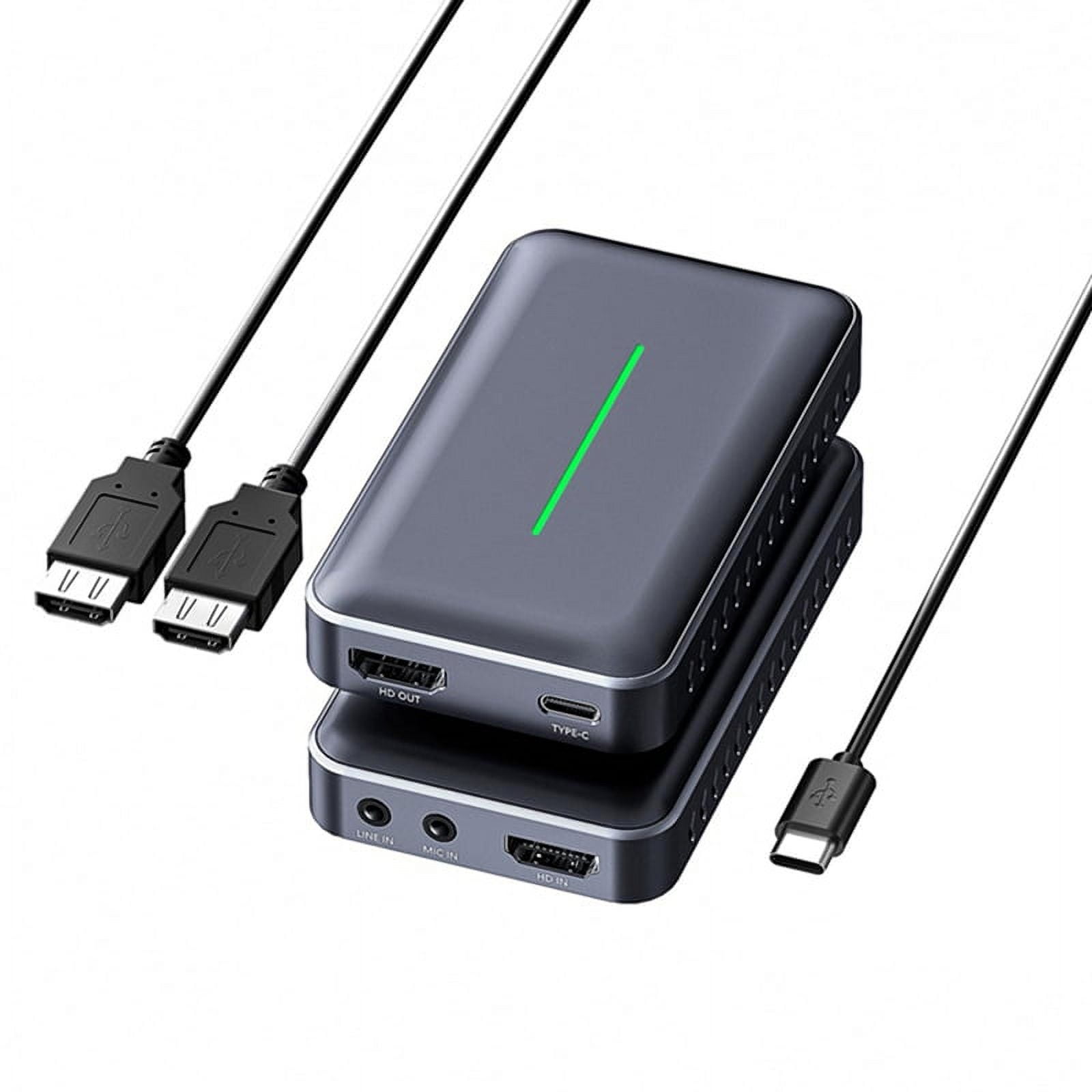 4K -Compatible Video Capture Card, Audio Video External Camera Capture ...