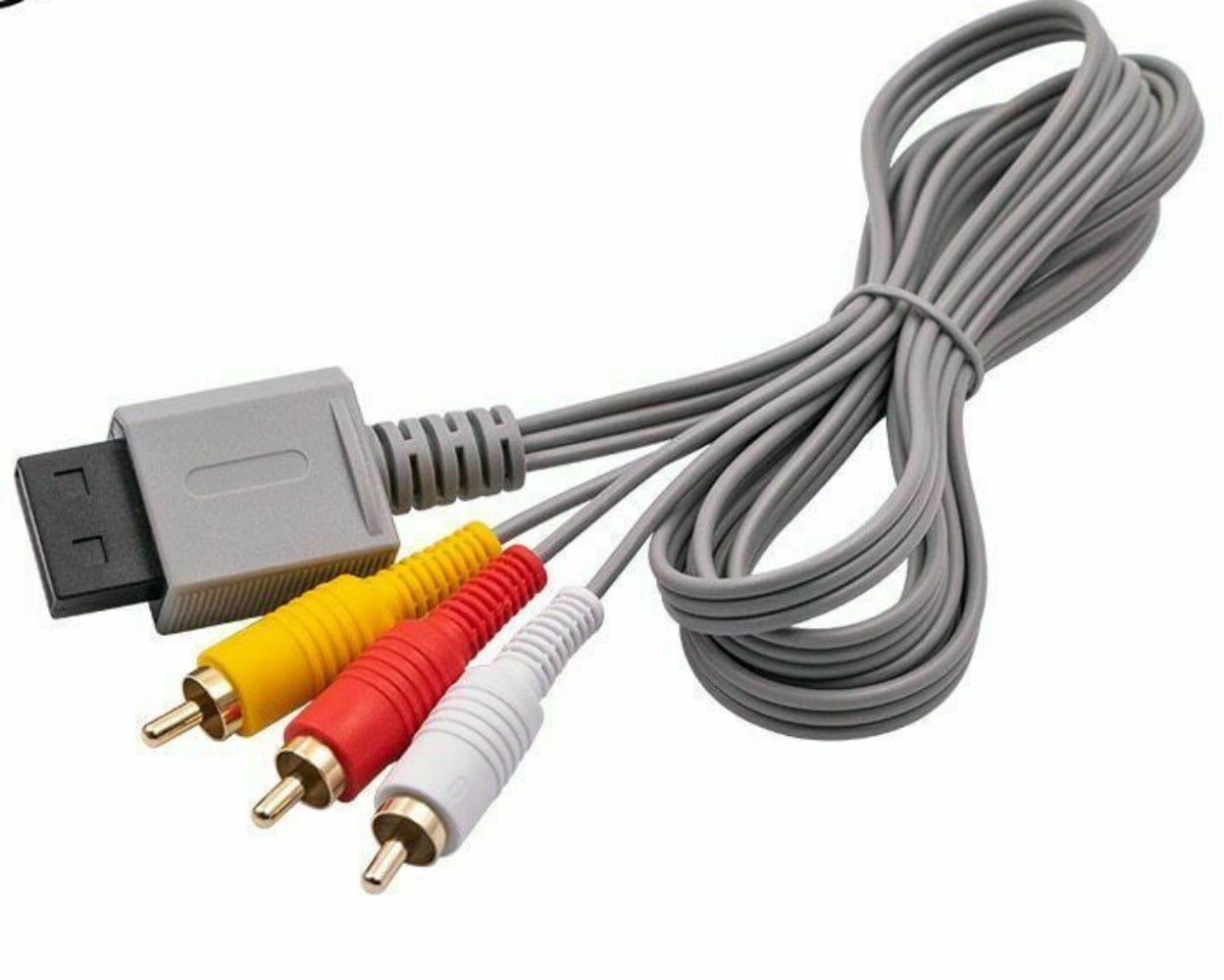 Audio Video TV AV Composite 3 Component RCA Cable Cord Plug Compatible ...