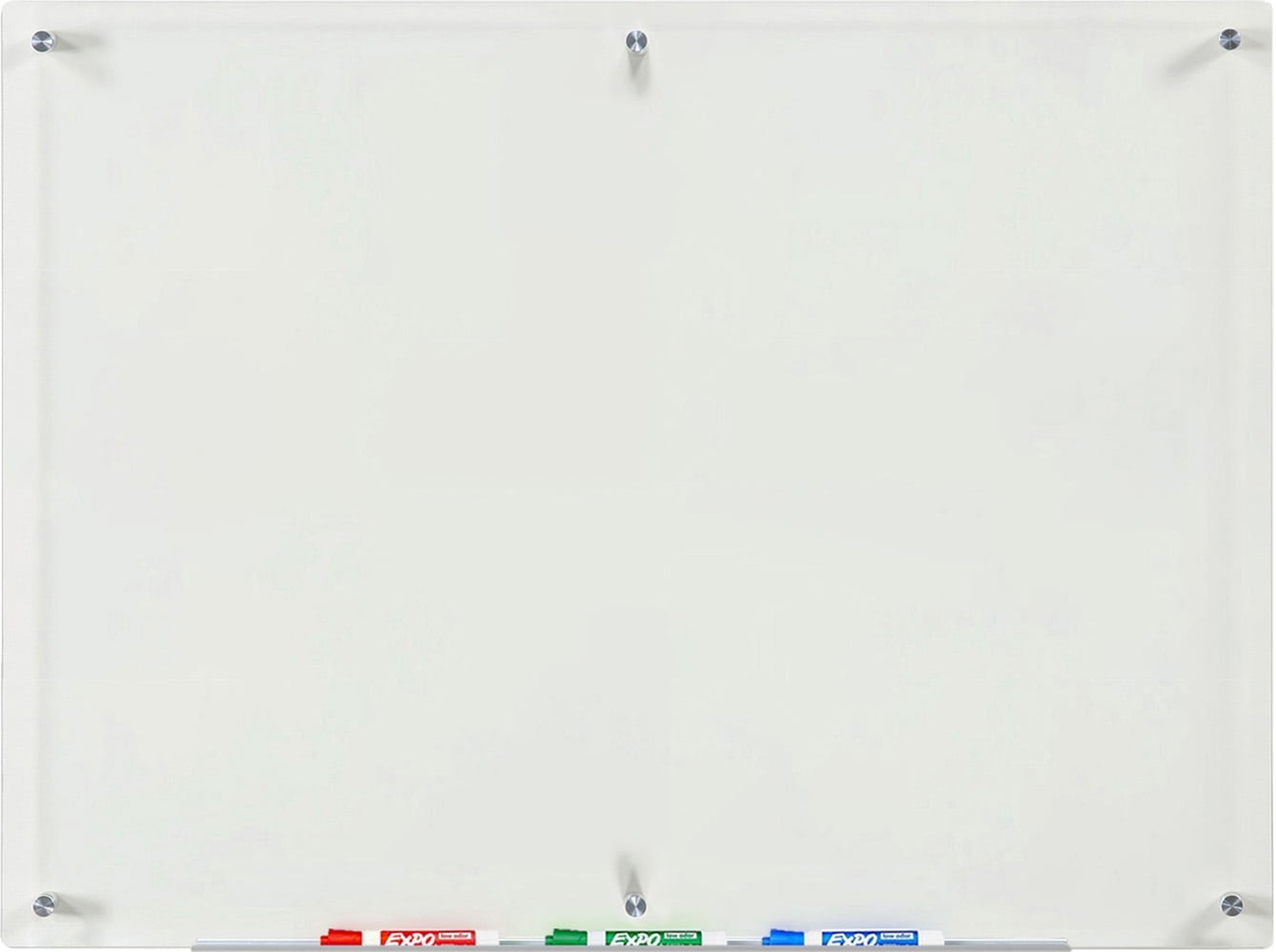 Audio Visual Direct Clear Glass Dry-Erase Board - 30" H x 45" L - (Non ...