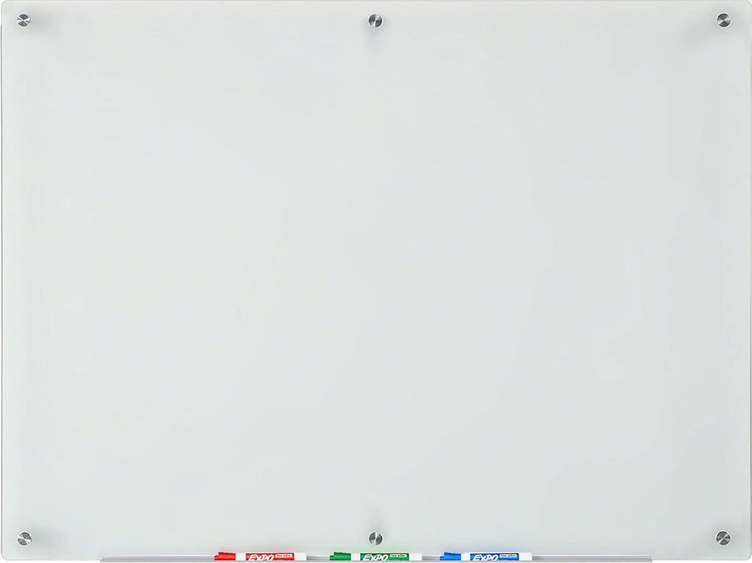 Audio-Visual Direct Frosted Glass Dry-Erase Board Set - 45" x 30 ...