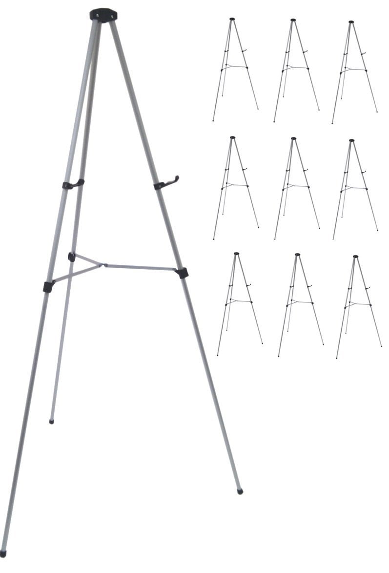 Audio-Visual Direct Lightweight Aluminum Telescoping Display Easel, 70 ...
