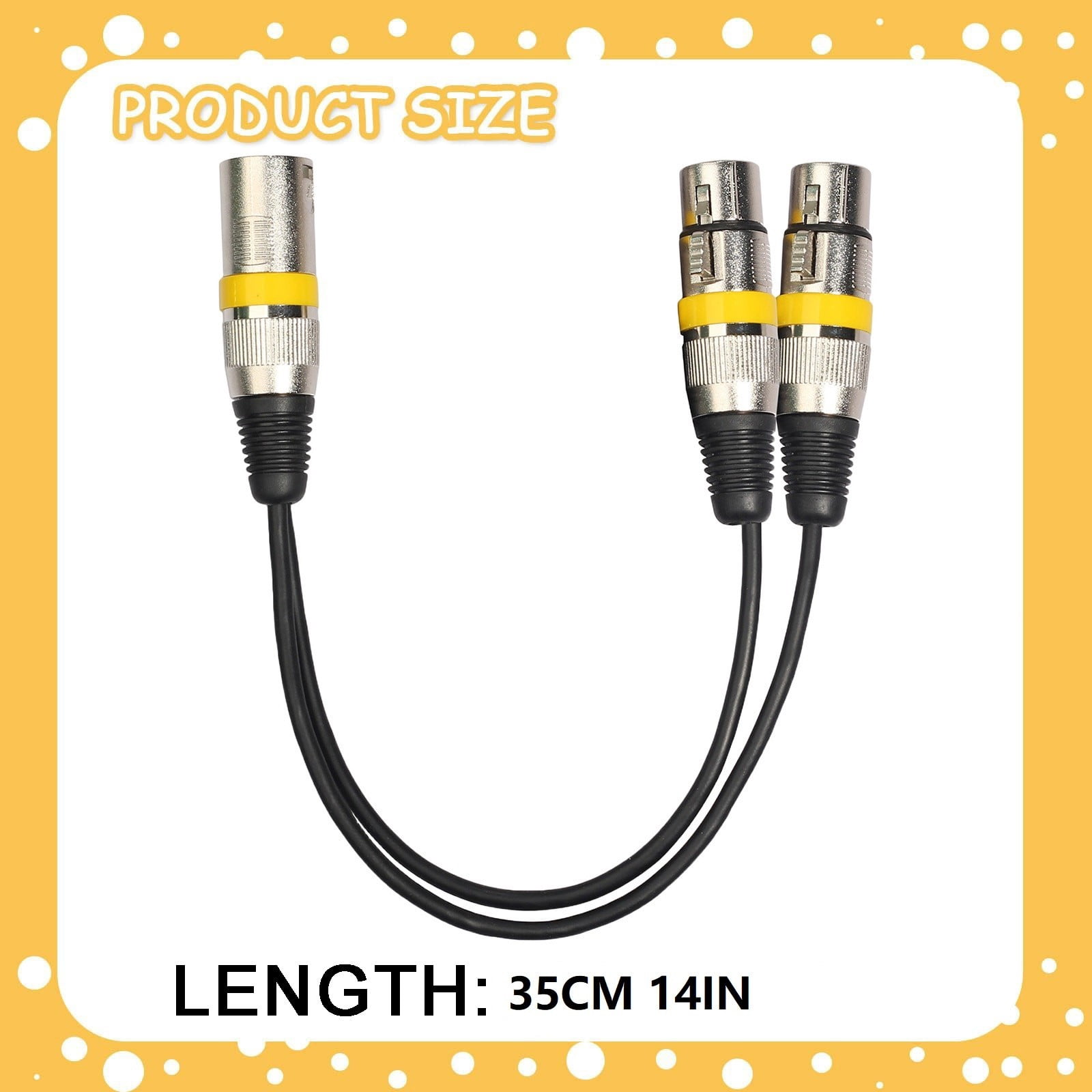 Audio cable anti winding balanced male to female extension - Walmart.com