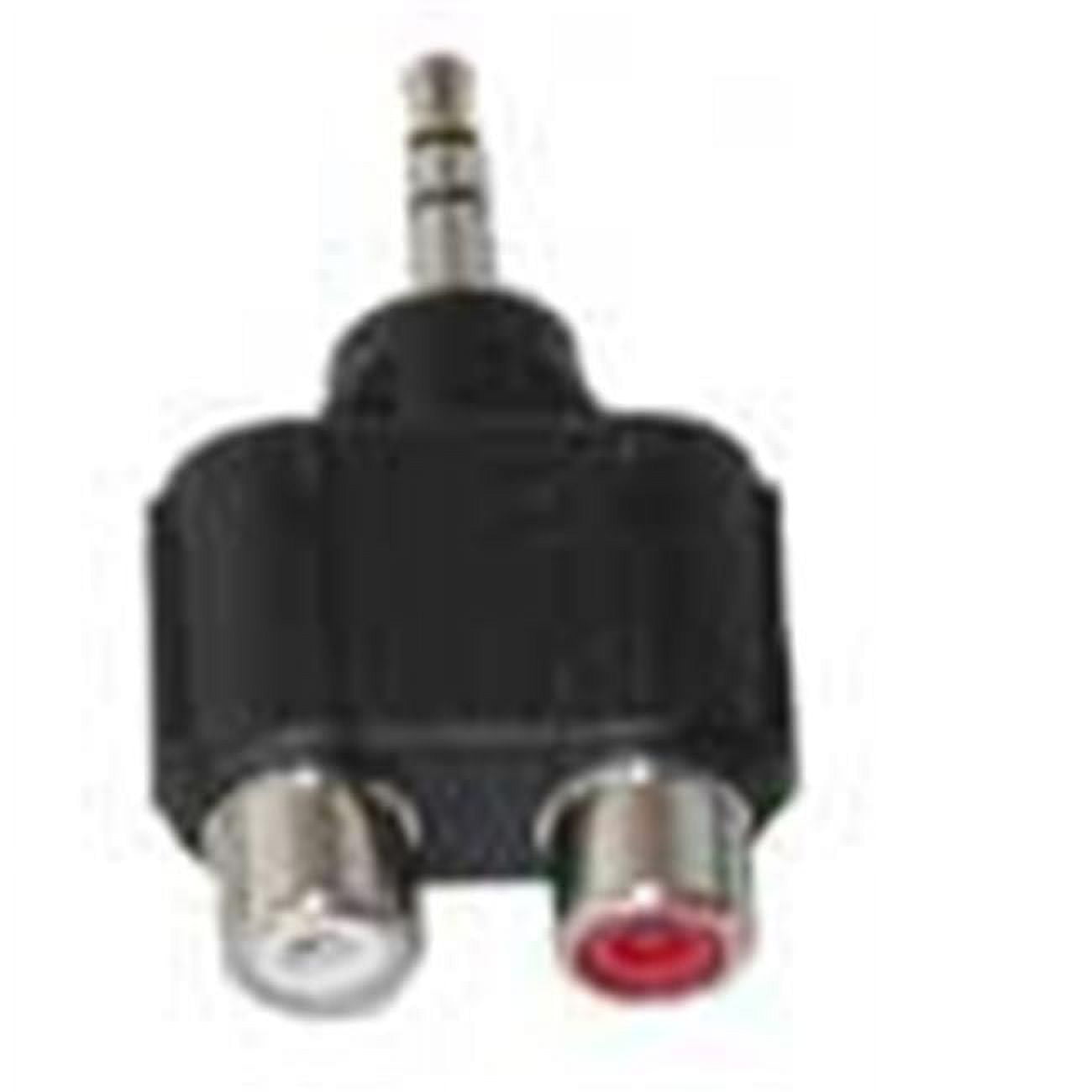 Audio2000'S ACC3123S Dual RCA Jacks to 3.5 mm Stereo Plug Adapter ...