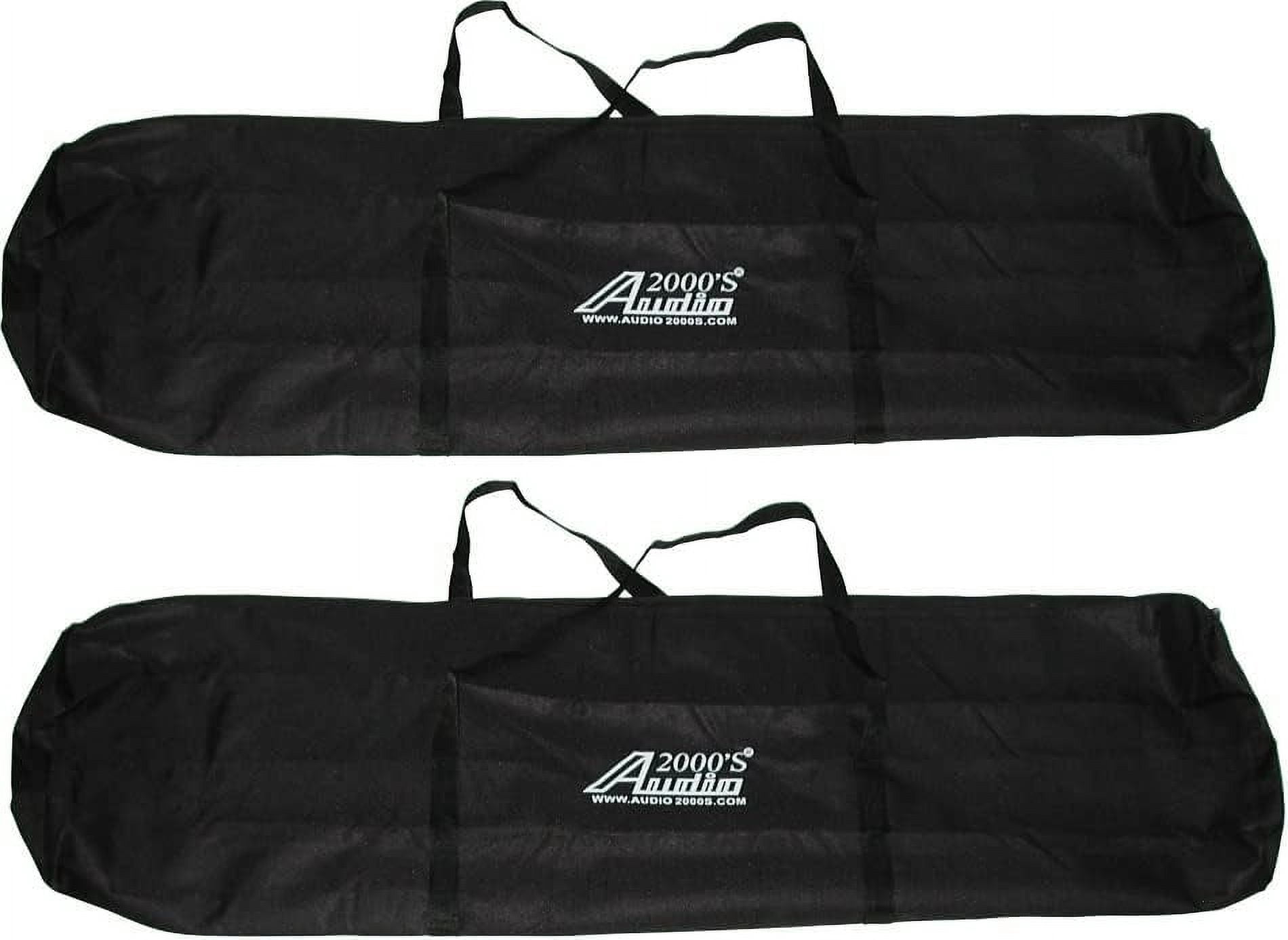 Audio2000'S ACC4395-992 Two Dual-Pack Heavy-Duty Speaker Stand Canvas ...