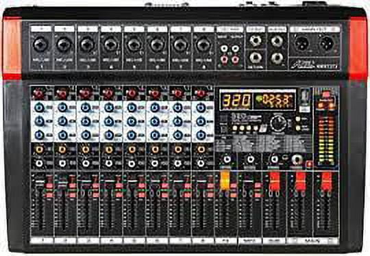 Audio2000'S AMX7373 Eight-Channel Audio Mixer with 320 DSP Sound ...