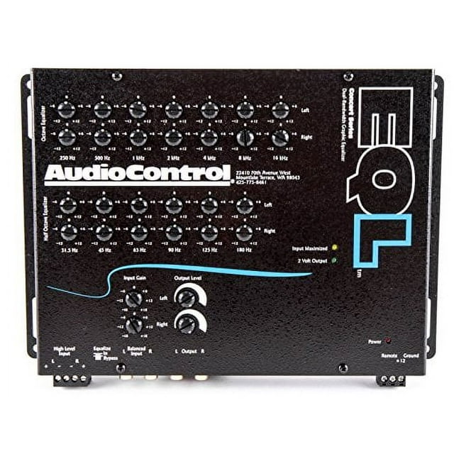 AudioControl EQL Black Trunk Mount Equalizer and Pre-Amp - Walmart.com