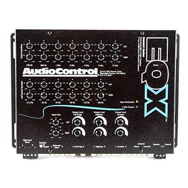 AudioControl EQX Black Trunk Mount Equalizer with Crossover - Walmart.com