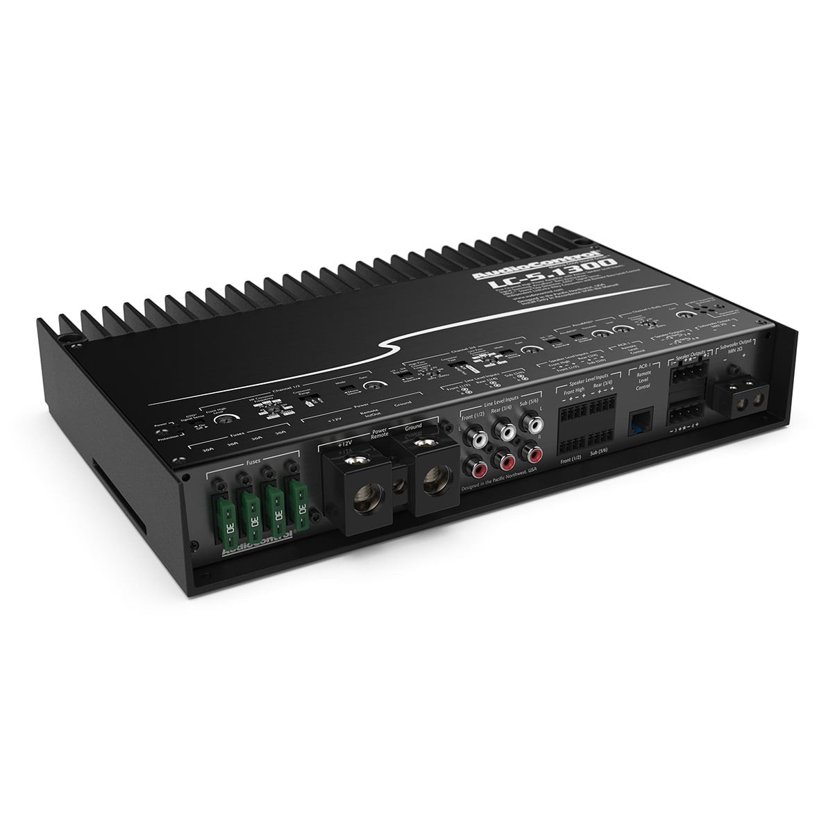 AudioControl LC-5.1300 High-Power Multi-Channel Amplifer with Accubass ...