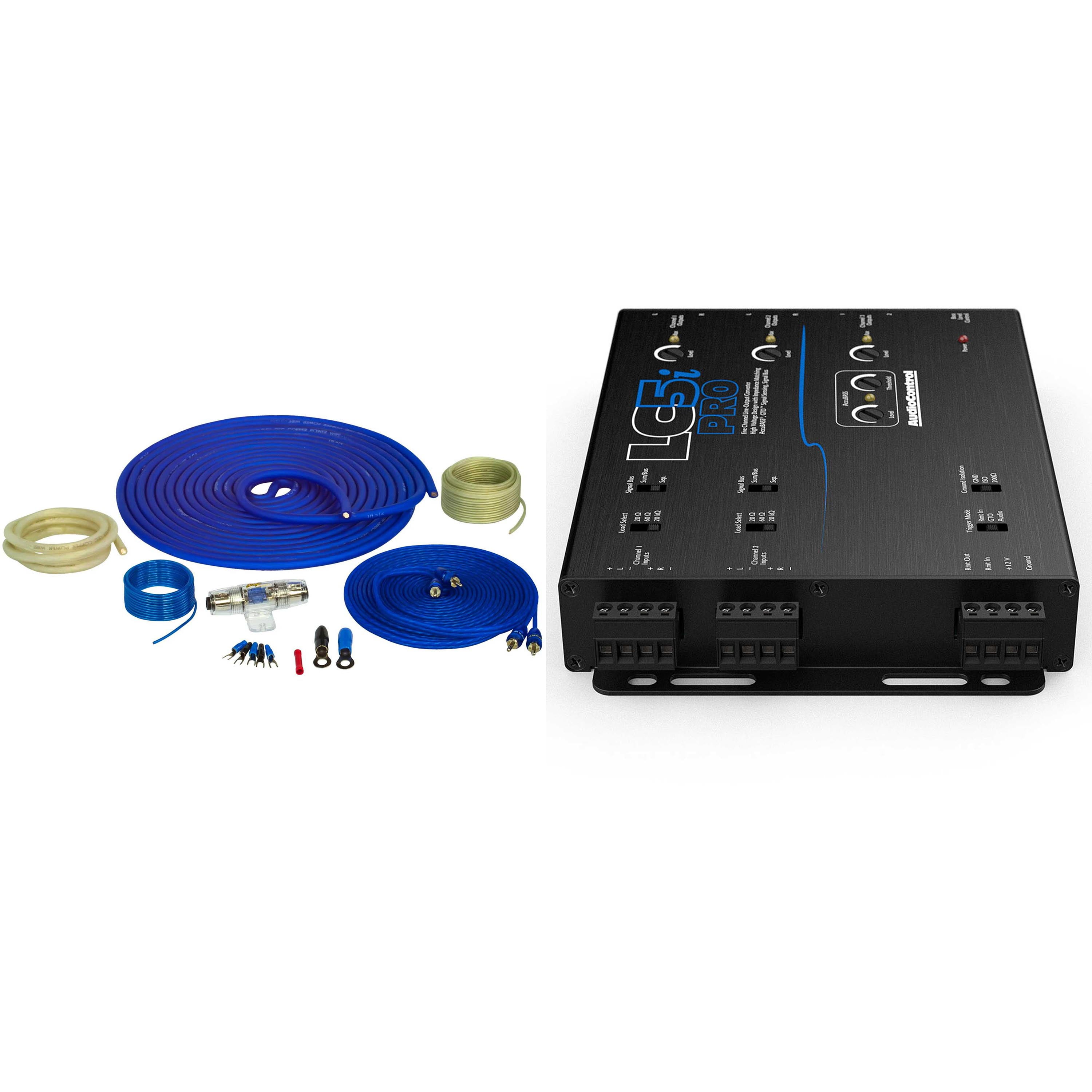 AudioControl LC5iPRO 5 Channel Lineout Converter With Accubass with 4GA ...