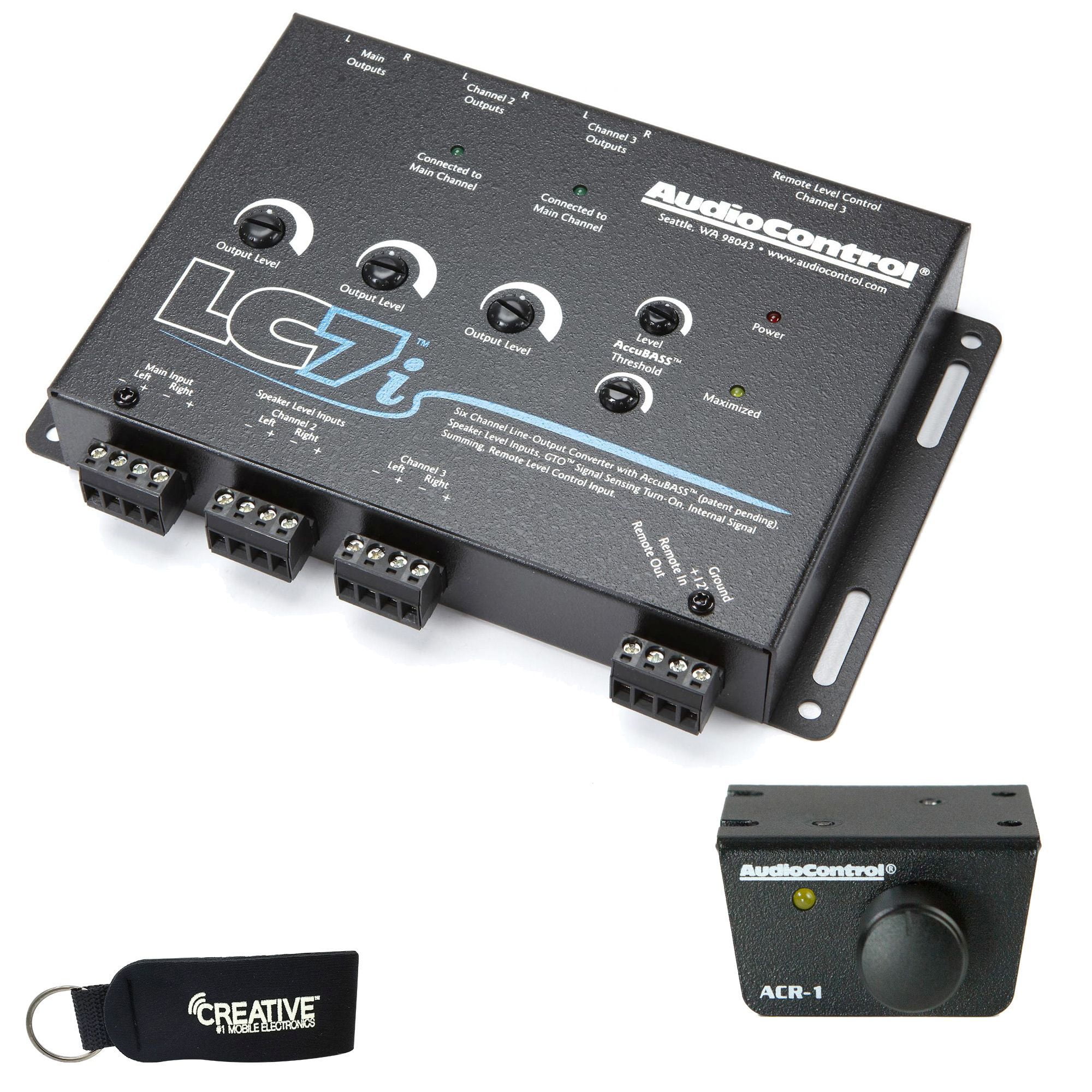 AudioControl LC7i 6 Channel Line Output Converter with Accubass & ACR-1 ...